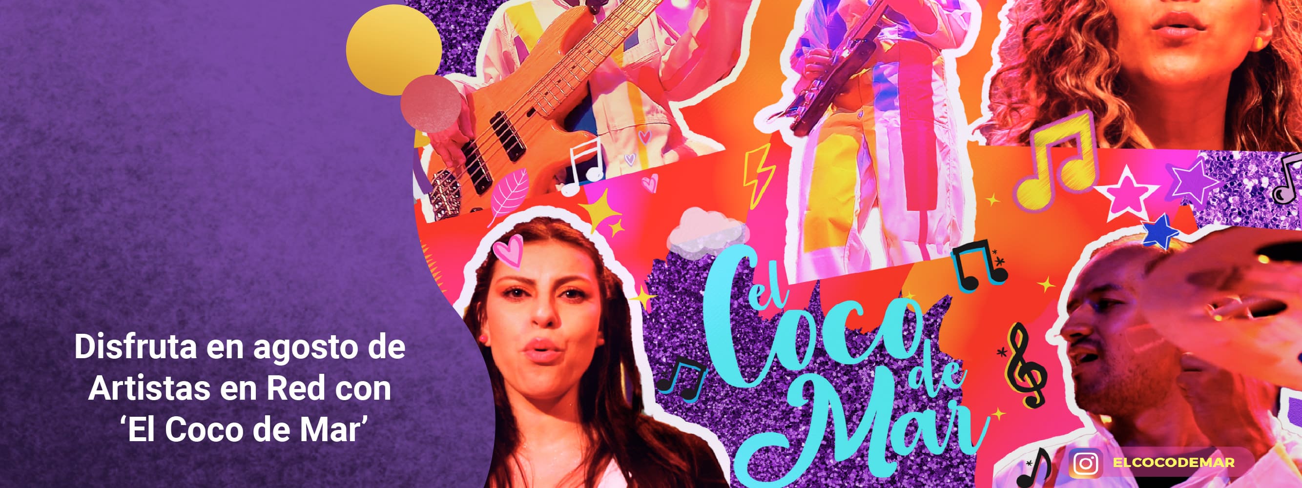 Disfruta en agosto de Artistas en Red con ‘El Coco de Mar’ | BibloRed